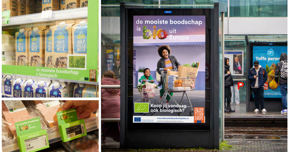 Campagne 'de mooiste boodschap is bio': nu op de winkelvloer - BioNederland